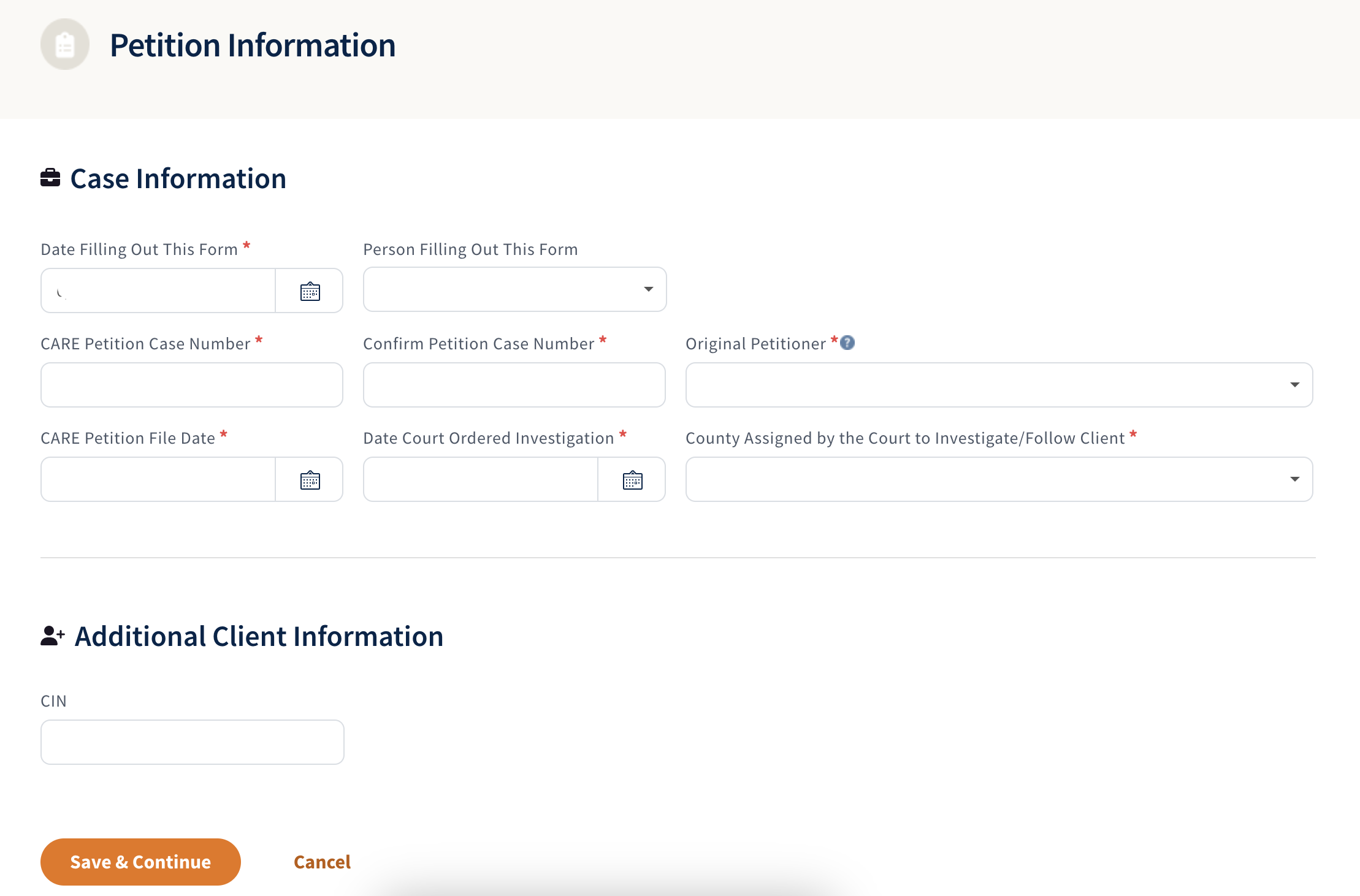 CARE Court | Petition Information Form – OCHCA Help Center