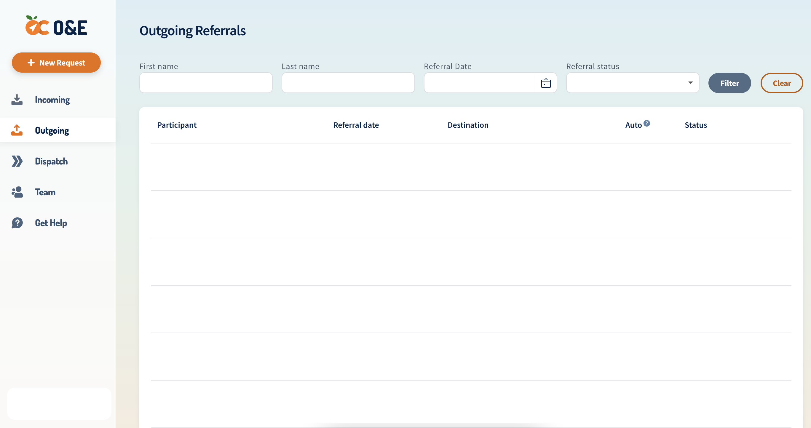 Outgoing Referral Dashboard – OCHCA Help Center